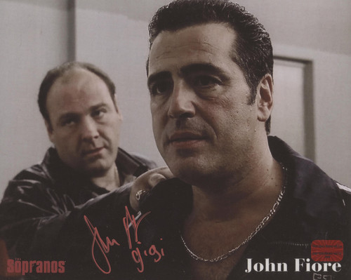 John Fiore The Sopranos signed 8x10 w/ Tony Shoulder | Sopranos