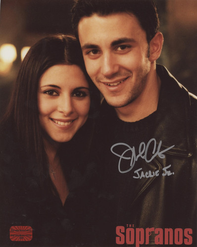 Jason Cerbone The Sopranos signed 8x10 w/ Meadow | Sopranos