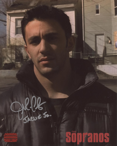 Jason Cerbone The Sopranos signed 8x10 Black Puffy Jacket | Sopranos