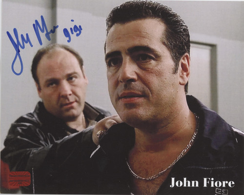 John Fiore The Sopranos signed 8x10 Tony Shoulder no logo | Sopranos
