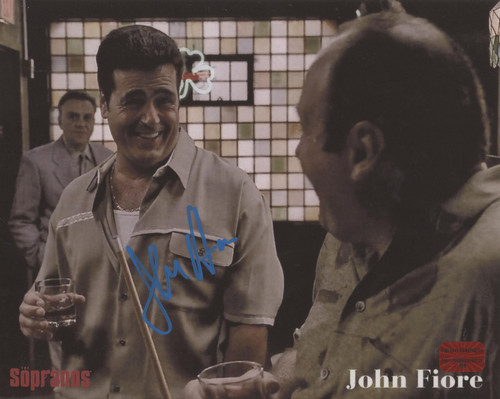 John Fiore The Sopranos signed 8x10 Laughing, Johnny Sack | Sopranos