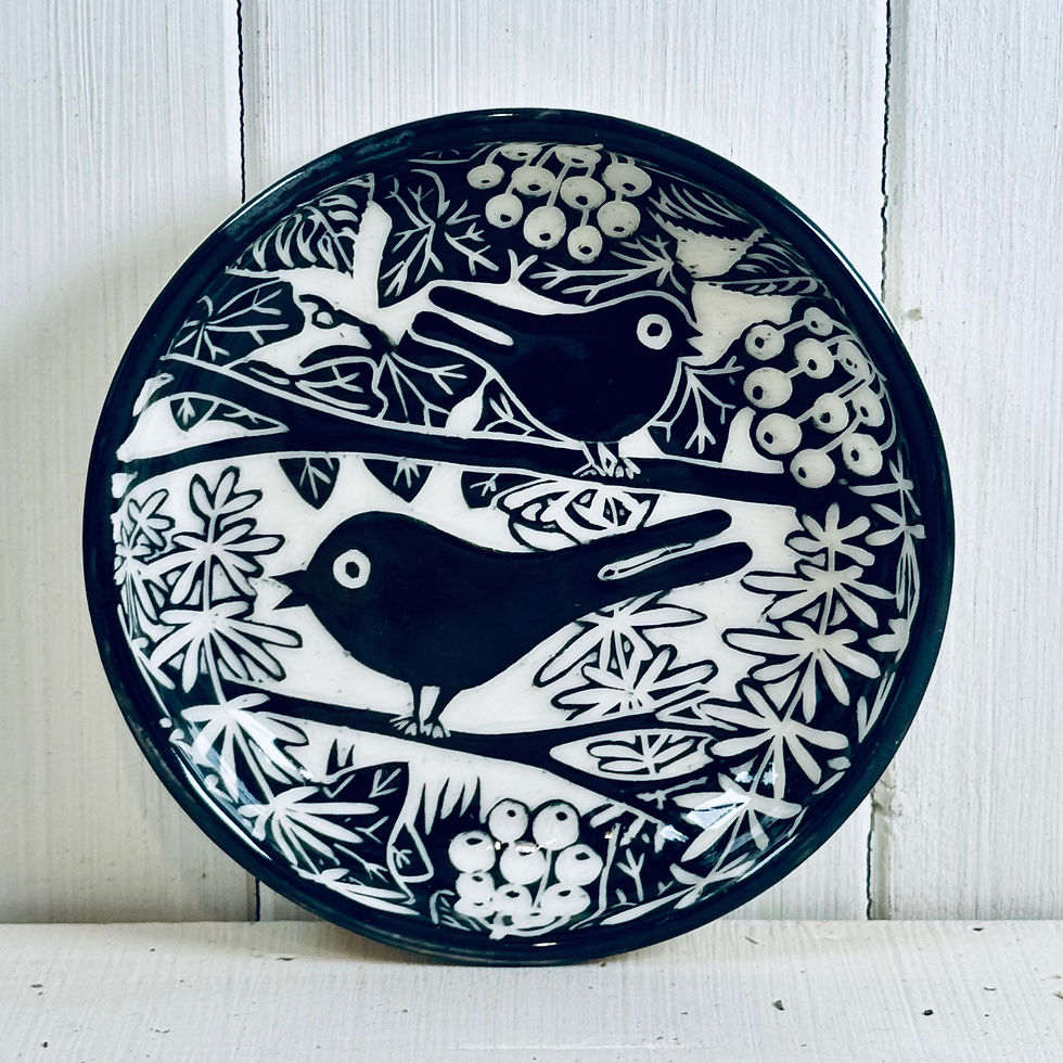 Leaping Hare Sgraffito Works | HECeramics