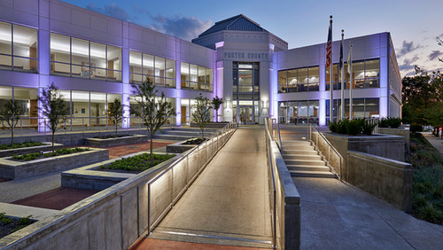 Porter County Administration Center Plaza | American Structurepoint, Inc.