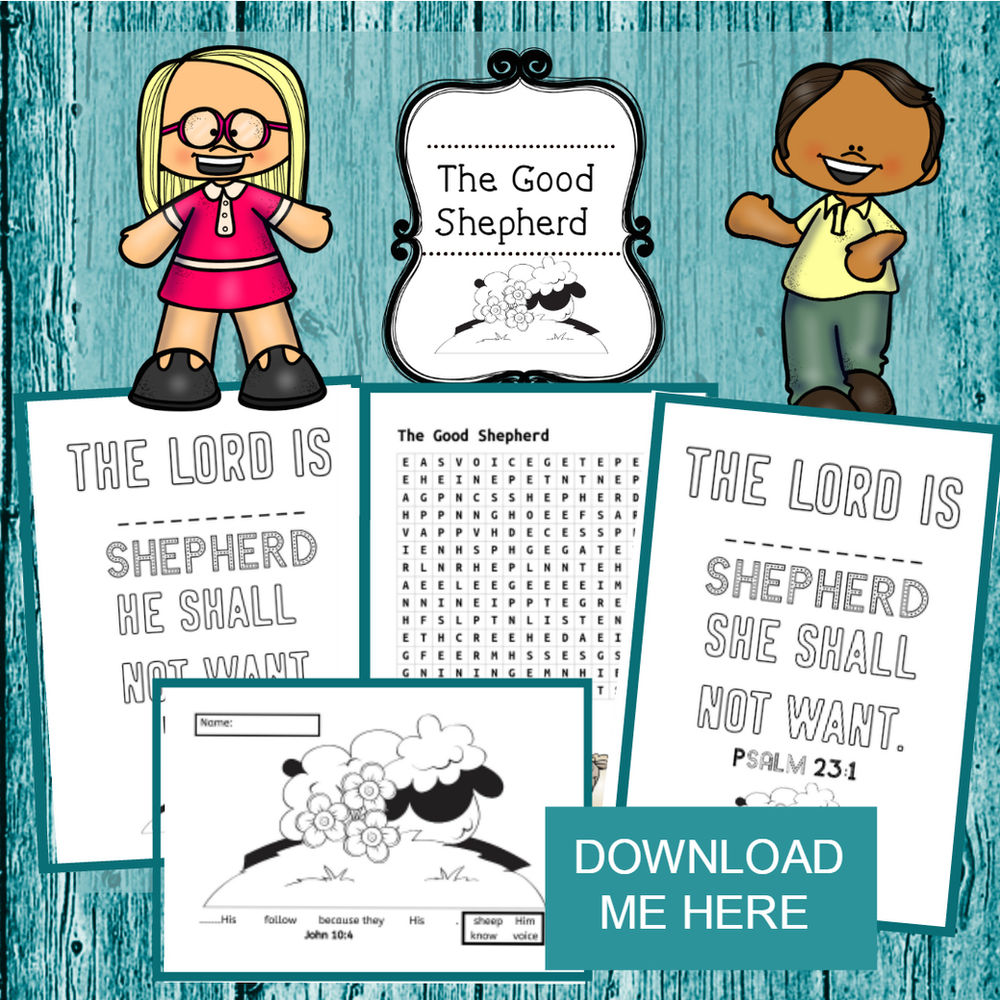 The Good Shepherd - Bible Lesson For Kids.