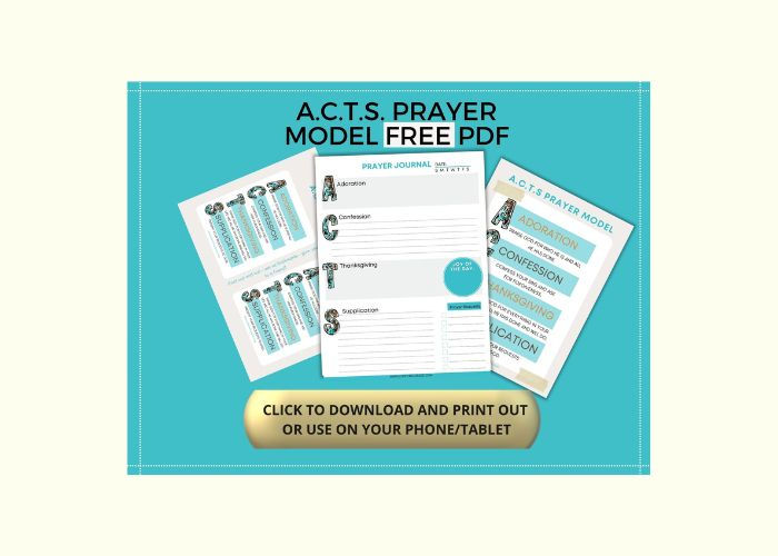 The Acts Prayer Model - How to confidently pray powerful prayers to God ...