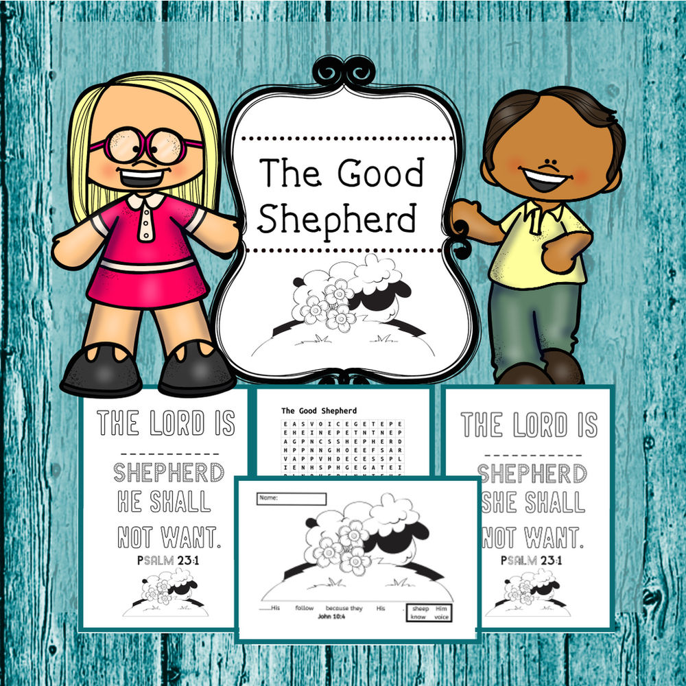 The Good Shepherd - Bible Lesson For Kids.
