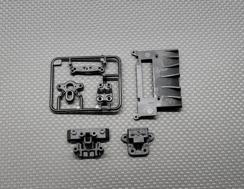 GLR-GT Front Bulkhead & Rear Diffuser | Mini RC Planet