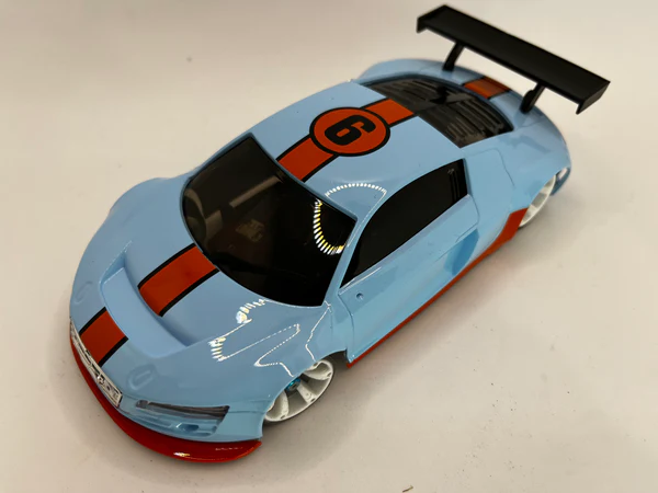 Silver Horse RC Mini-Z R8 98mm body - Gulf Livery | Mini RC Planet