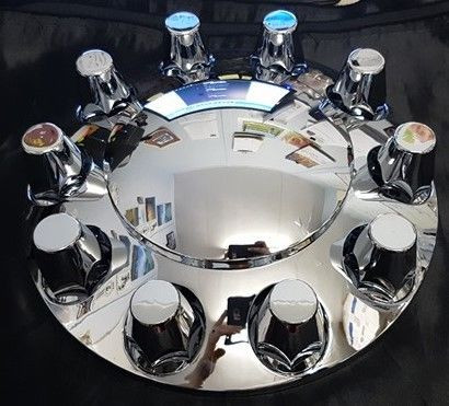 Front Axle Domed Cover Kit (PAIR) | Big Rig Bullbars