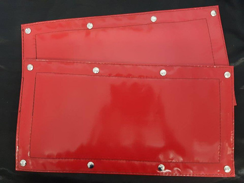 Red 2 Piece Road Train Sign Covers (PAIR) | Big Rig Bullbars