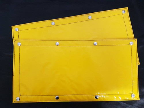 Yellow 2 Piece Road Train Sign Covers (PAIR) | Big Rig Bullbars