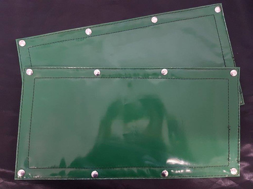 Dark Green Road Train Sign Covers | Big Rig Bullbars