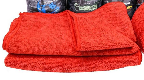 Red Micro Fiber Cloth 40cm x 40cm (5 Pack) | Big Rig Bullbars