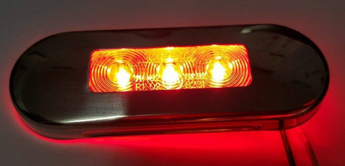 Flush Mount Clearance Light (3LED) - Clear/Amber/Red | Big Rig Bullbars