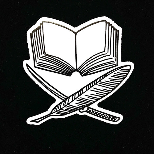 Writing Pirate Sticker | Avantpop Books