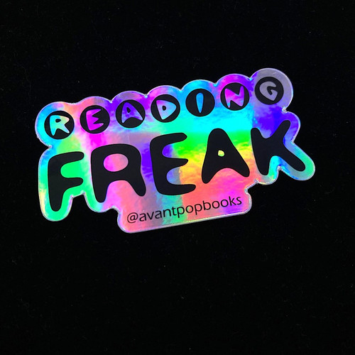 Reading Freak Holographic Sticker | Avantpop Books