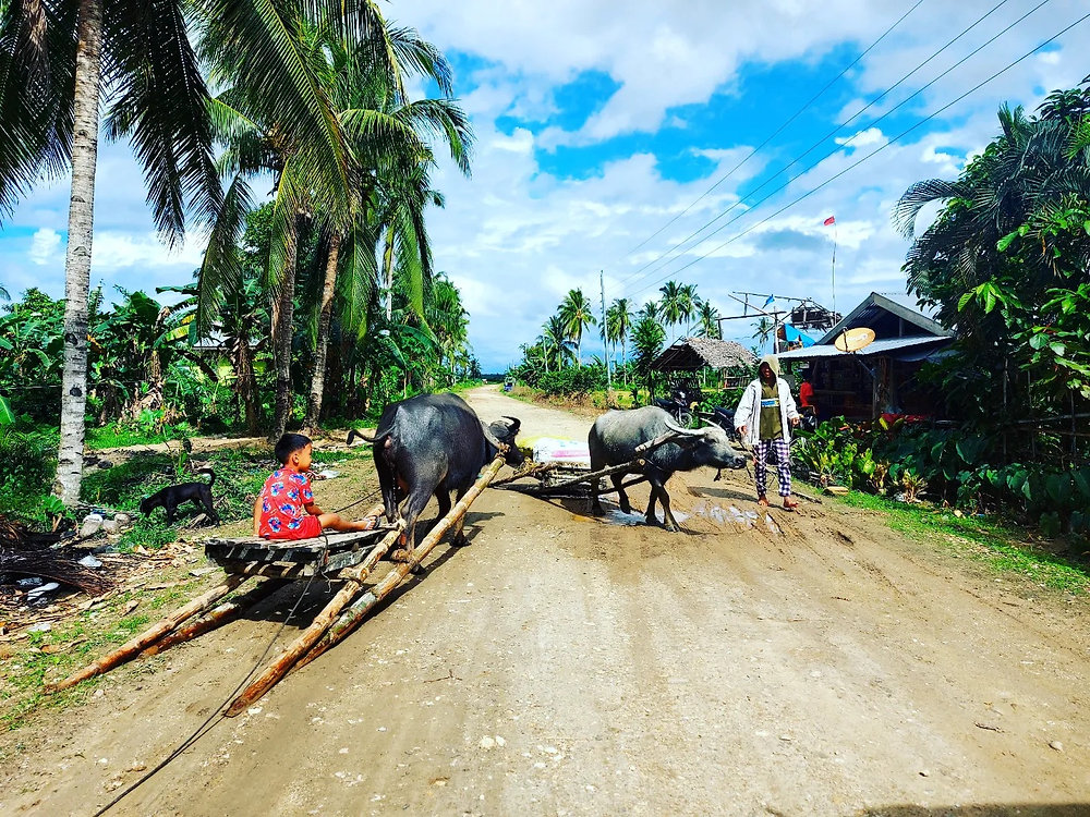 Visiting communities affected by Typhoon Odette in Palawan