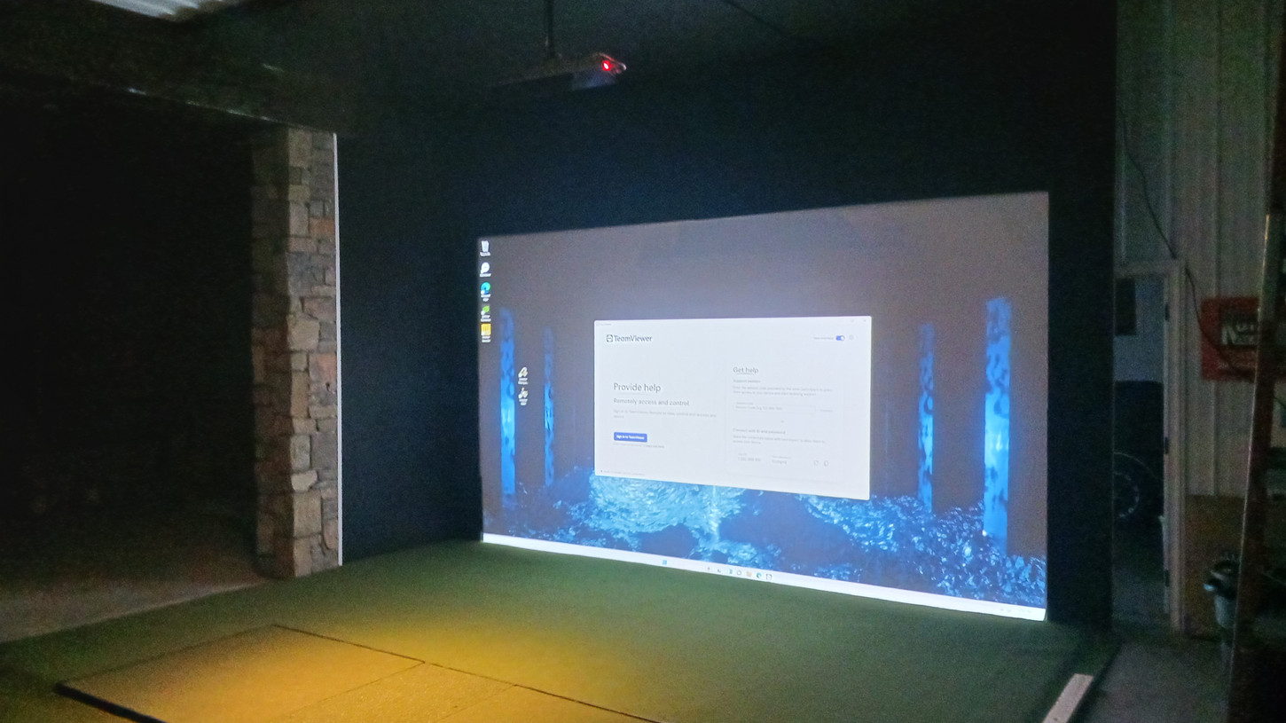 Projects | Green Pro Golf Simulators | Golf Simulator Build Examples