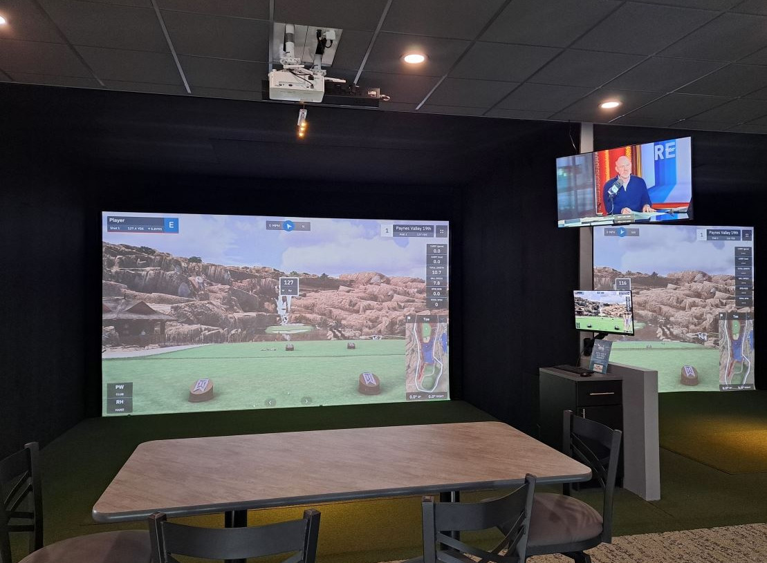 Projects | Green Pro Golf Simulators | Golf Simulator Build Examples