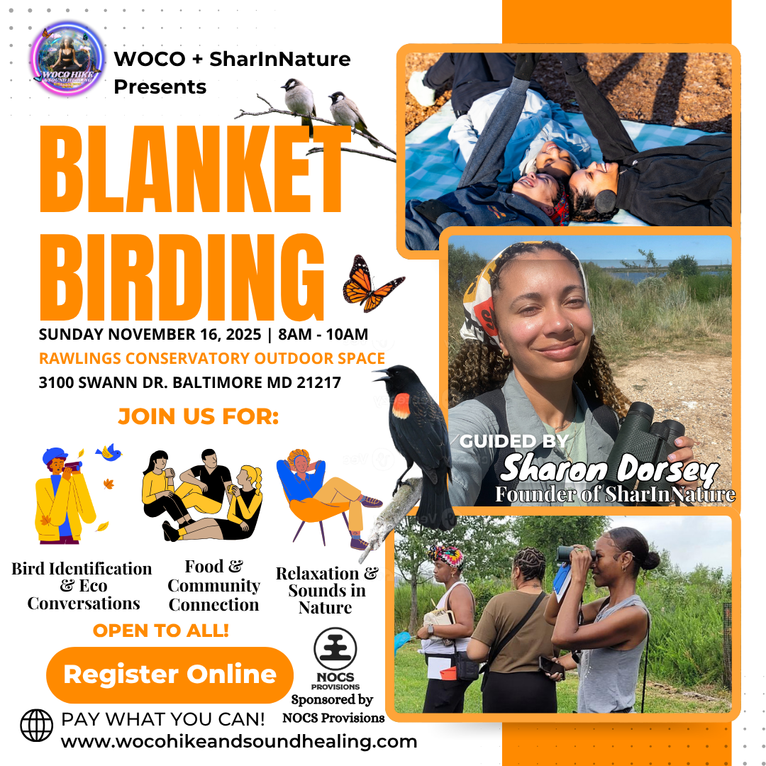 Blanket Birding & Mindfulness in Nature | WOCO HIKE