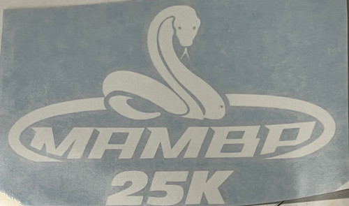 Mamba 25k Decal | Mamba Trail Runners
