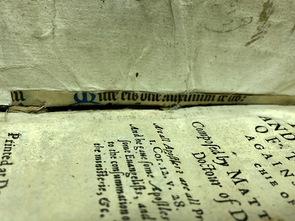 Reduce, Reuse, Recycle the 17th Century Way