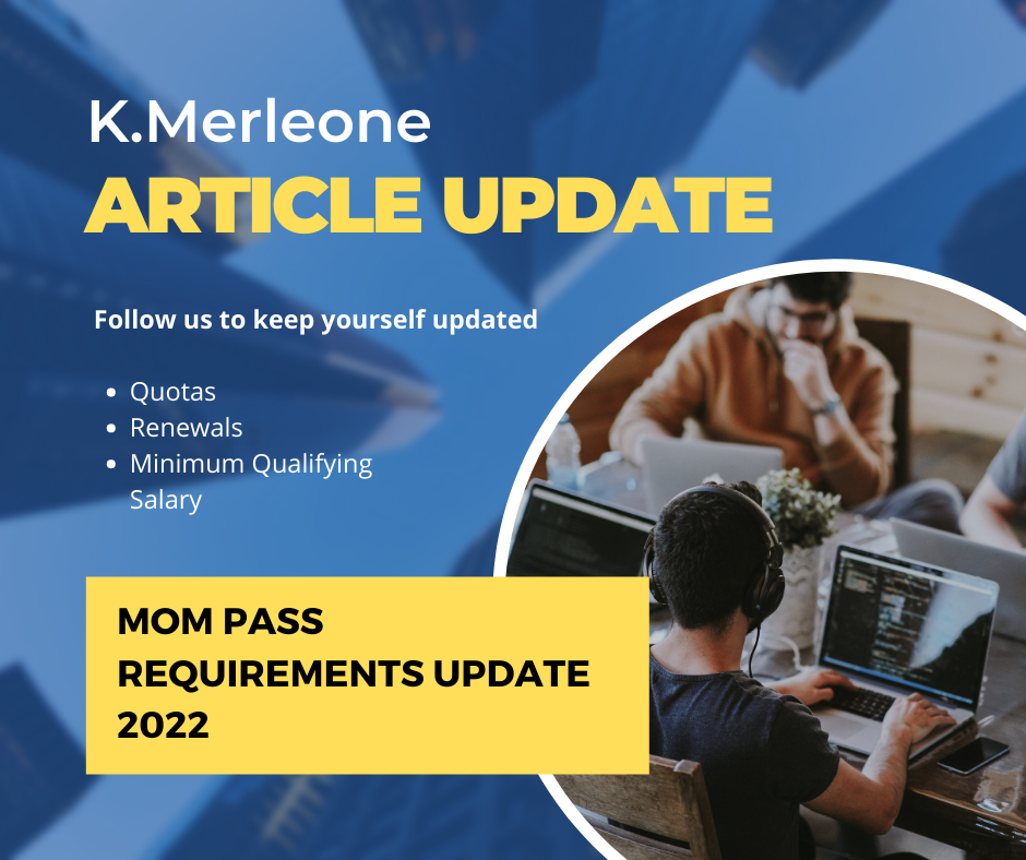 MOM Pass Requirements Update 2022