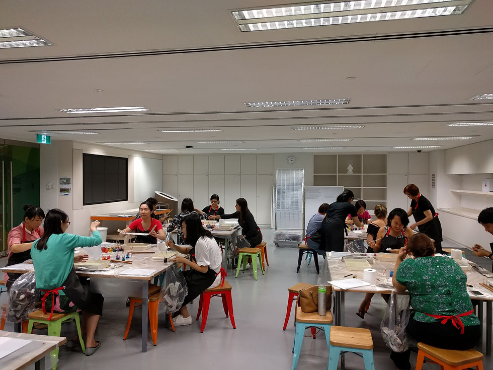 Discover the best marbling art in Singapore | Art Events & Workshops