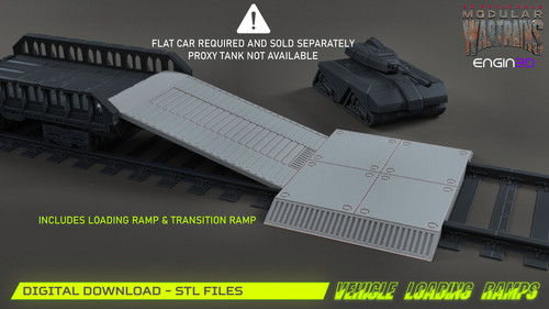 Vehicle Loading Ramps - Modular WarTrains - Digital Download .STLs ...
