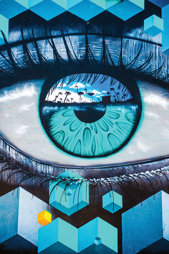 Graffiti Eye Street Art | Kuso Prints
