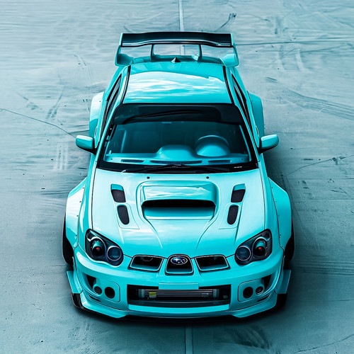 Subaru WRX 2nd Gen Blobeye with Widebody | Kuso Prints