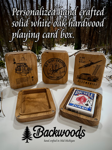 White Oak Playing Card / Keepsake Box | Backwoods