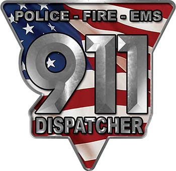 911 Emergency Dispatcher REFLECTIVE Decal | Backwoods