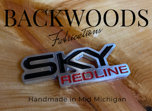 Saturn Sky Redline Badge T-6061 Billet Aluminum Emblem | Backwoods