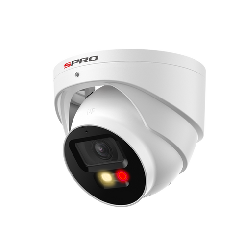 SPRO Active Deterrence LITE with Colour Night 2.0 IP Turret Cameras ...
