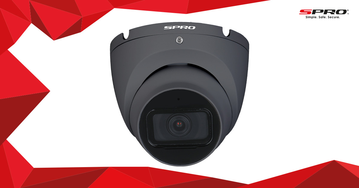 SPRO Turret Camera with Built-in Microphone and Smart IR