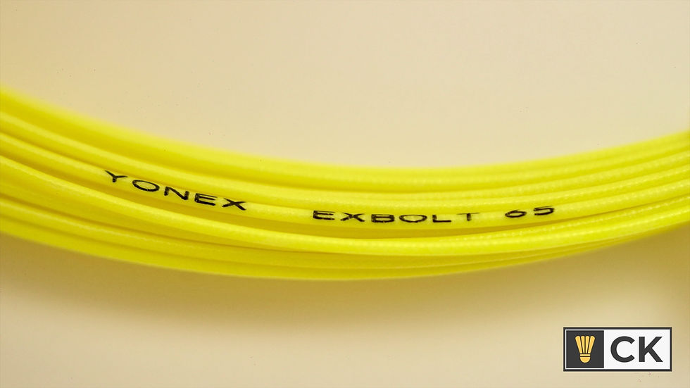 Yonex Exbolt 65 Badminton String Review: A step up from the Exbolt 63