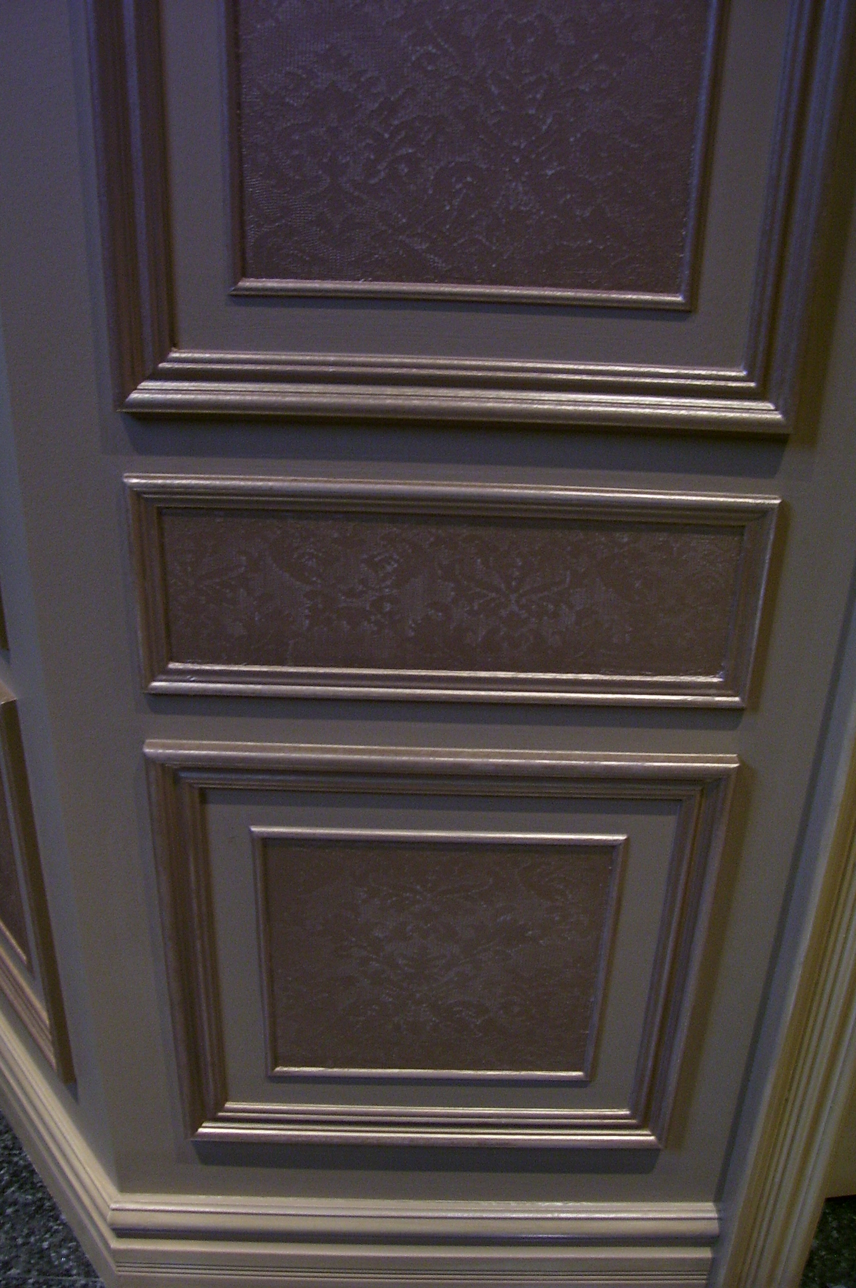 Tuscan, Lace and Metallic Plaster by Murals By Marg