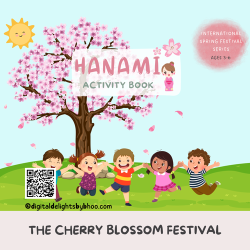 Spring Worksheets Kindergarten - Hanami, The Cherry Blossom Festival