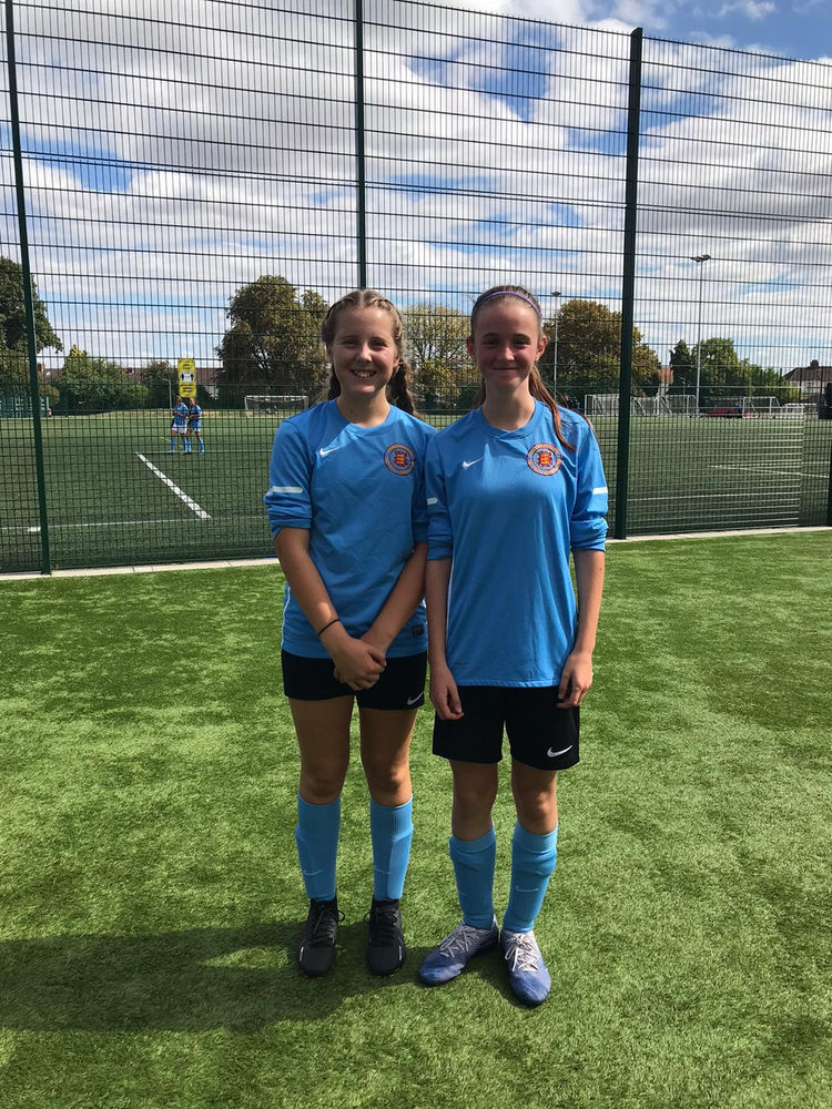 Two of our u13 girls representing HFC