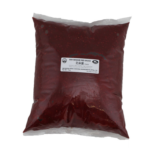 Sesame Red Sauce 3KG 芝麻酱) | Sim Soon Heng (SG)