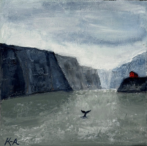 Red House in the Fjords by Kerry-anne Nicholas | Eden Gallery