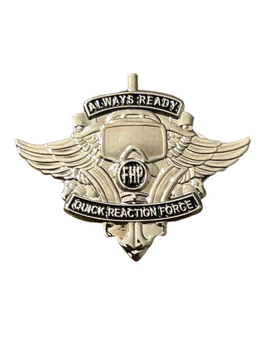 Florida Highway Patrol Quick Reaction Force (QRF) Silver Uniform Pin ...