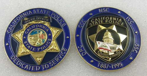 California State Police Challenge Coin | California Badge