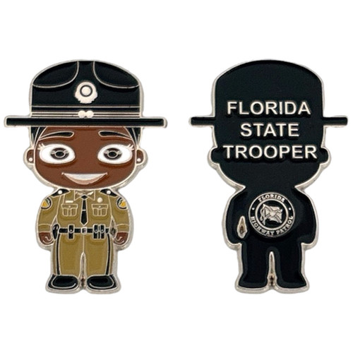 Florida Highway Patrol FEMALE Funko Pop Mini Trooper Challenge Coin ...