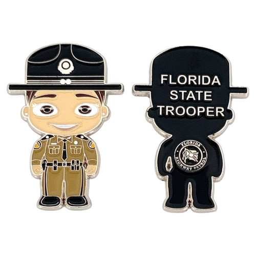 Florida Highway Patrol FEMALE Funko Pop Mini Trooper Challenge Coin ...
