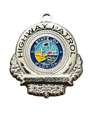 Florida Highway Patrol Junior Trooper Dog Collar Badge Charm Emblem FHP ...