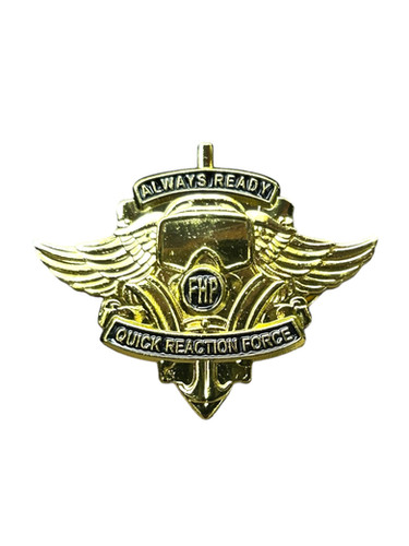 Florida Highway Patrol Quick Reaction Force (QRF) Gold Uniform Pin ...
