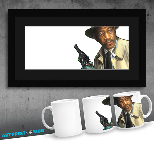 Se7en Morgan Freeman Wall Art and Coffee Mug | Movie Lover and Film ...