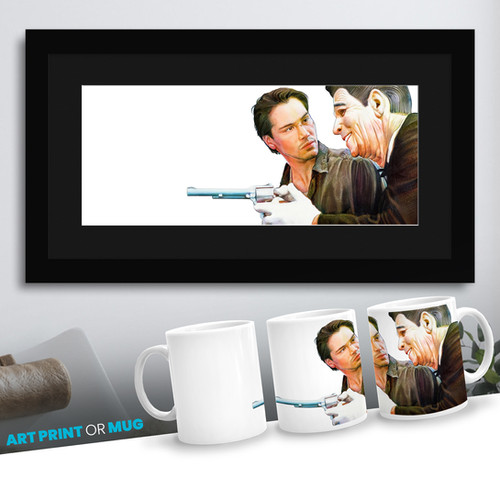 Point Break Keanu Reeves and Patrick Swayze Fan Art | 90's Action Movie ...